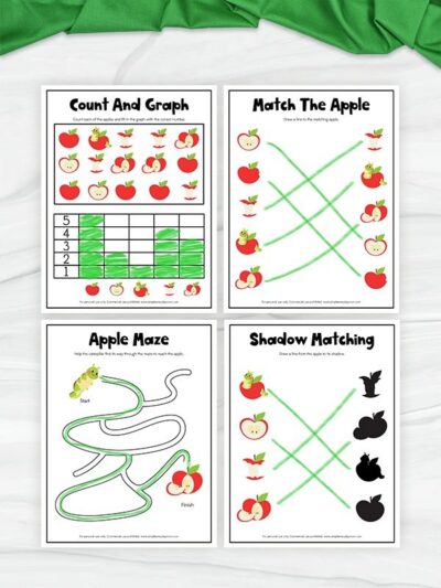 Free Apple Activity Pages For Kids