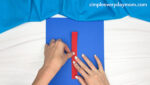 Easy Paper Strip Apple Craft [Free Printable Template]