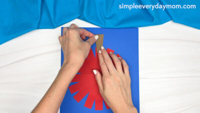 Easy Paper Strip Apple Craft [Free Printable Template]