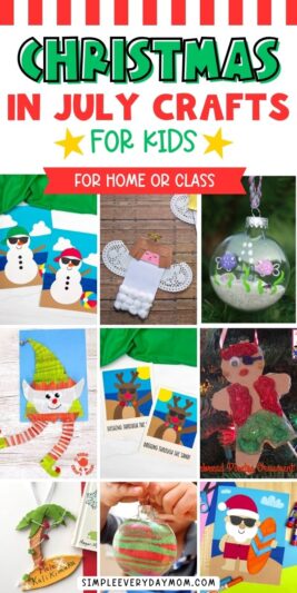 20+ Silly & Sweet Christmas in July Crafts for Kids