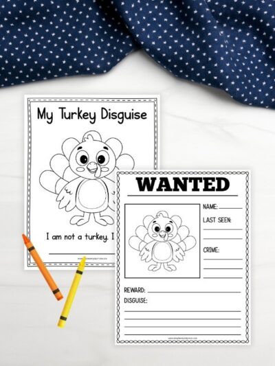 Free Turkey in Disguise Printables To Hide The Turkey