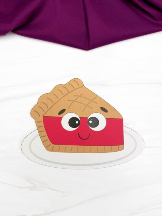 Easy Apple Pie Craft For Kids [Free PDF Template]