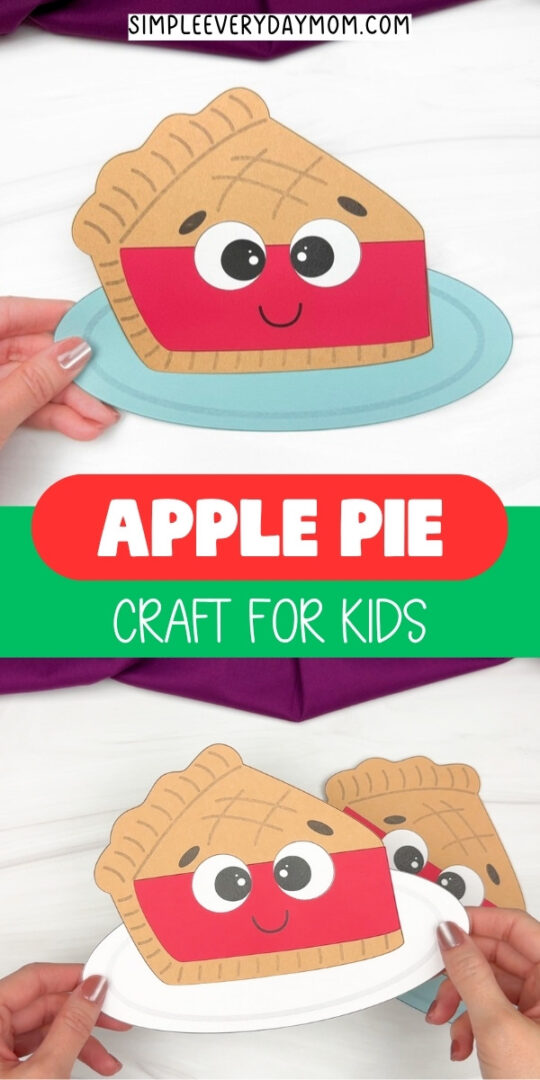 Easy Apple Pie Craft For Kids [Free PDF Template]