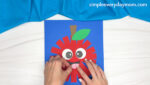 Easy Paper Strip Apple Craft [Free Printable Template]