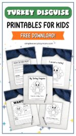 Free Turkey in Disguise Printables To Hide The Turkey