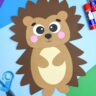 Easy Hedgehog Puppet Craft [Free PDF Template]