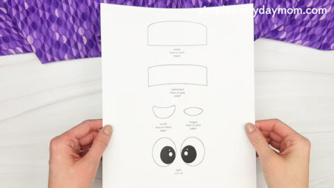 Pencil Tissue Paper Craft For Kids [Free Printable Template]