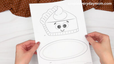 Easy Pumpkin Pie Craft [Free Printable Template]
