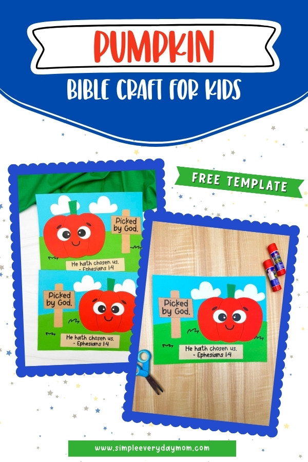 Pumpkin Bible Craft For Kids [Free PDF Template]