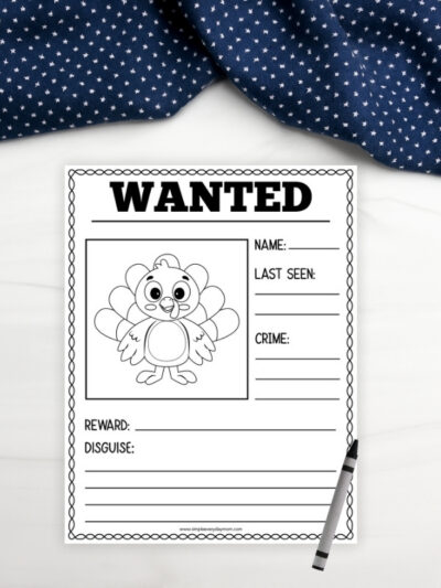 Free Turkey in Disguise Printables To Hide The Turkey