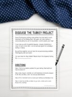 Free Turkey in Disguise Printables To Hide The Turkey
