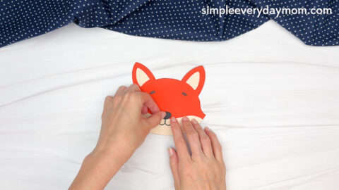 Fox Name Craft For Kids [Free PDF Template]