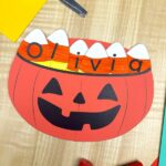 Candy Corn Name Craft [Free Printable Template]