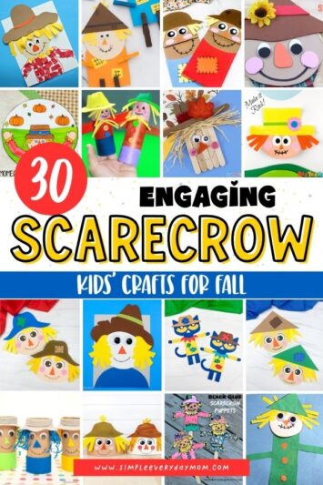 30 Scarecrow Crafts Kids Can Make for Fall