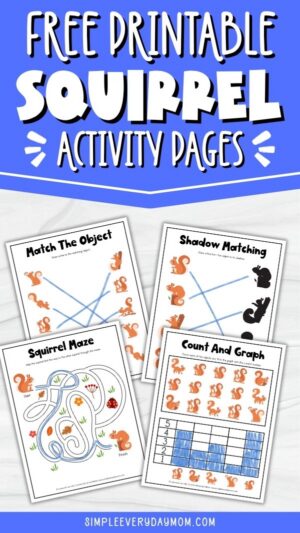 Free Printable Squirrel Activity Pages