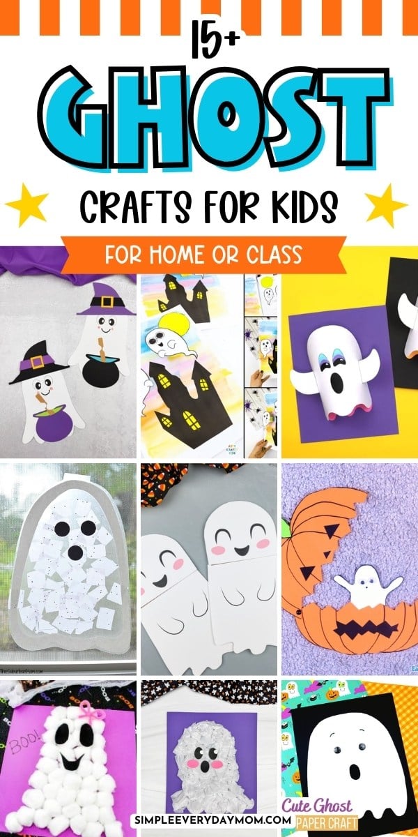 15+ Ghost Crafts for Kids That Are Cute, Not Creepy