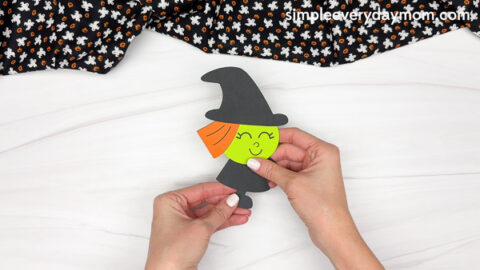 Paper Plate Witch House Craft For Kids [Free PDF Template]