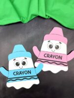 Crayon Ghost Disguise Project For Kids [Free PDF Template]