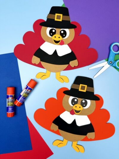 Pilgrim Turkey Craft For Kids [Free Printable Template]