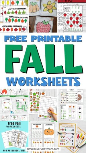 25+ Fall Kindergarten Worksheets to Keep Little Learners Engaged
