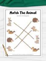 Free Printable Forest Animal Activity Pages