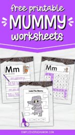 Free Printable Mummy Worksheets