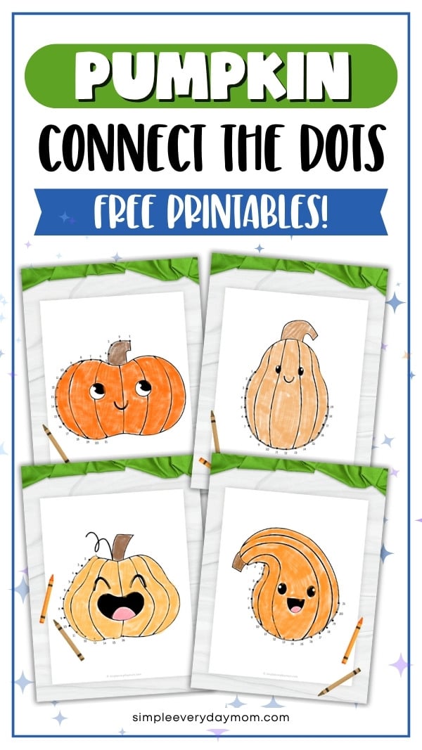 Free Pumpkin Dot To Dot Printables For Preschoolers