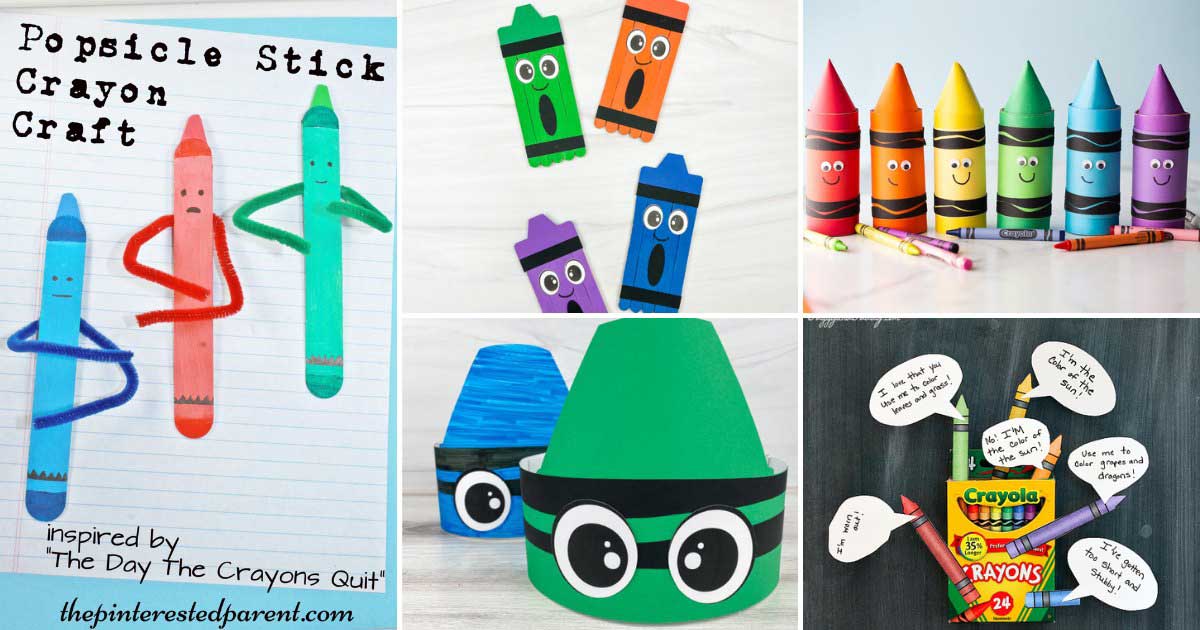 10 Crayon Crafts for Kids That Are Bright, Bold, and Perfect for Back ...