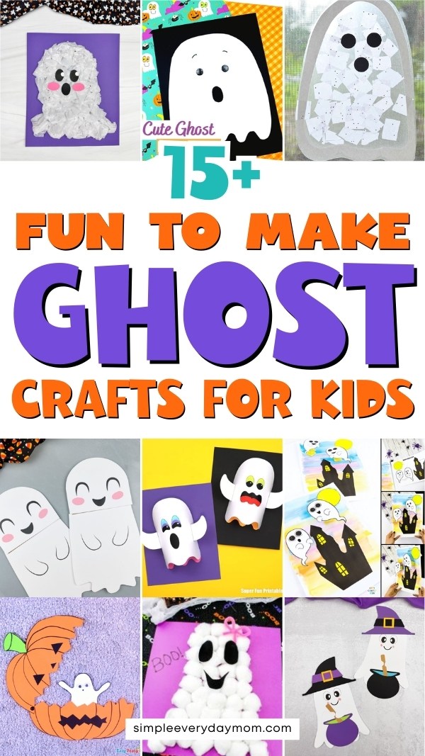 15+ Ghost Crafts for Kids That Are Cute, Not Creepy