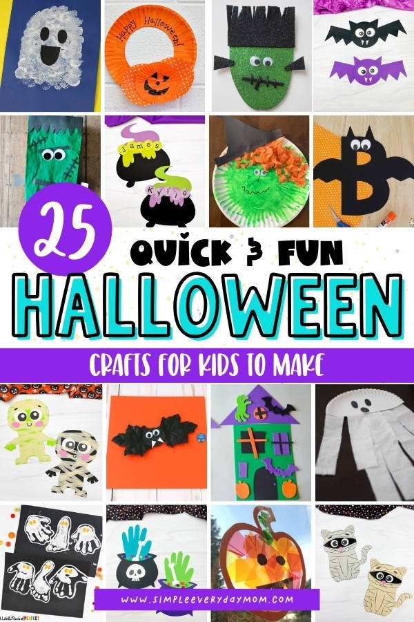 25 Quick Halloween Crafts That Kids Can Make Anytime