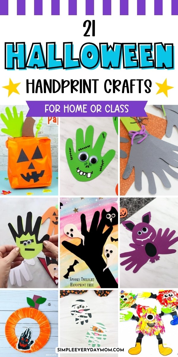 21 Handprint Halloween Crafts That Kids Can Make