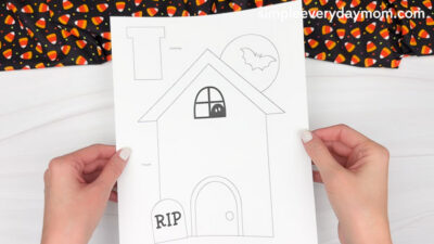 Haunted House Name Craft For Kids [Free Printable Template]