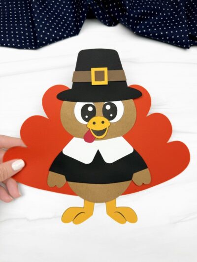 Pilgrim Turkey Craft For Kids [Free Printable Template]