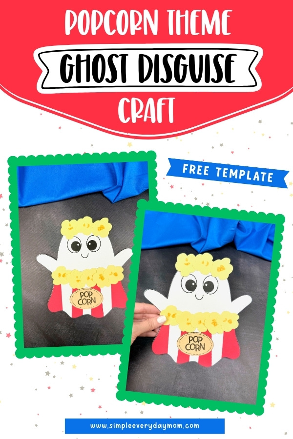 Popcorn Disguise A Ghost Project For Kids [Free PDF Template]