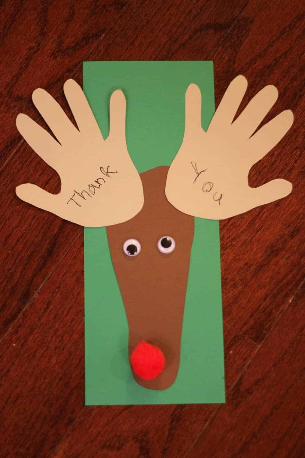 15+ Reindeer Christmas Cards Kids Can Make and Give with Joy