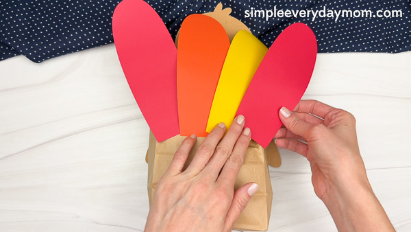Stuffed Paper Bag Turkey Craft For Kids [Free PDF Template]