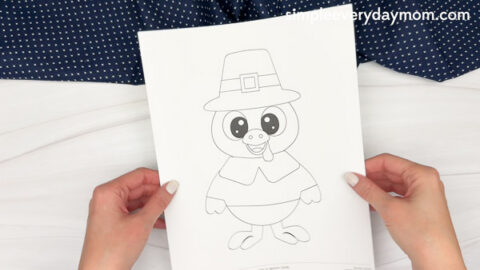 Pilgrim Turkey Craft For Kids [Free Printable Template]