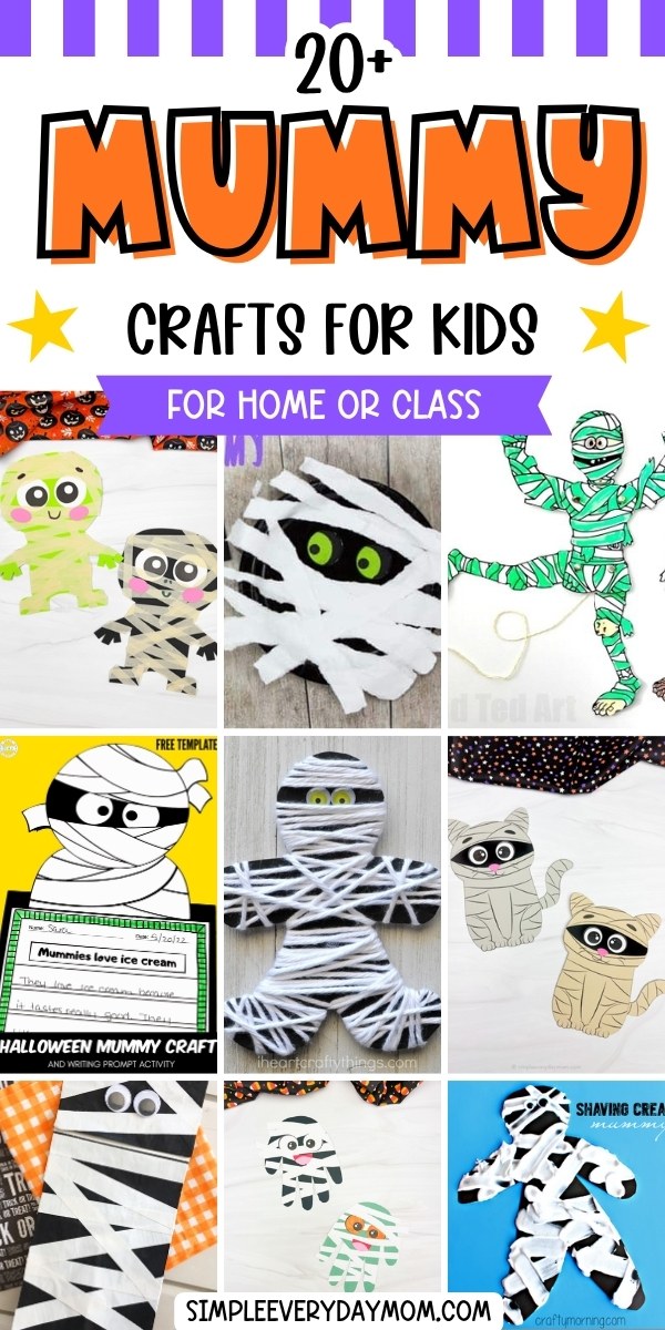 20+ Mummy Crafts for Kids That Are Silly, Spooky, and Super Simple