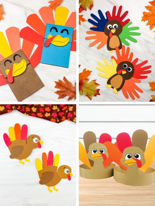 100+ Easy Preschool Thanksgiving Crafts [With Free Templates]
