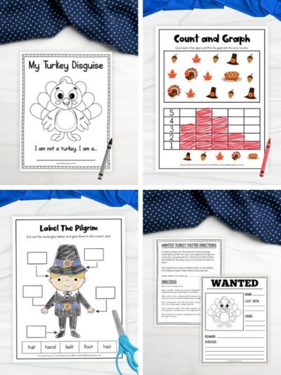 Mailman Disguise A Turkey Craft For Kids [Free PDF Template]