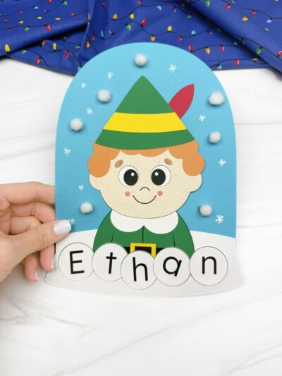 Buddy the Elf Name Craft For Kids [Free PDF Template]
