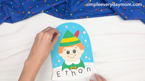 Buddy the Elf Name Craft For Kids [Free PDF Template]