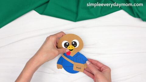 Mailman Disguise A Turkey Craft For Kids [Free PDF Template]