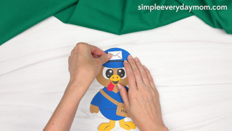 Mailman Disguise A Turkey Craft For Kids [Free PDF Template]