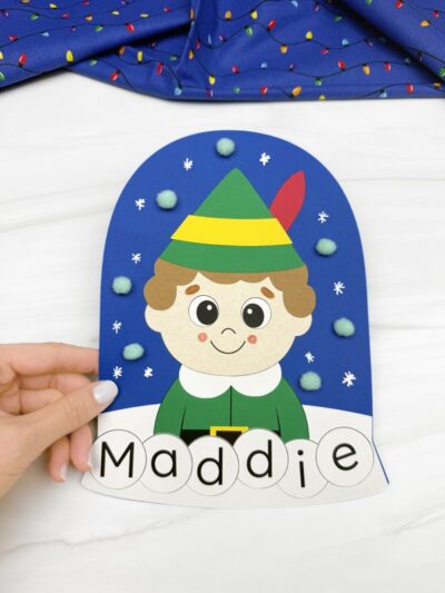 Buddy the Elf Name Craft For Kids [Free PDF Template]
