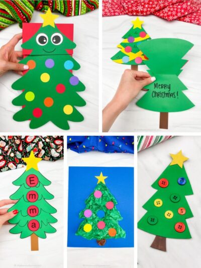 180+ Easy Christmas Crafts For Kids [Free Templates]