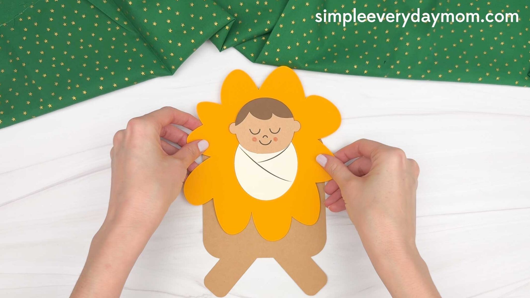 Baby Jesus Craft for Kids [Free Printable Template]