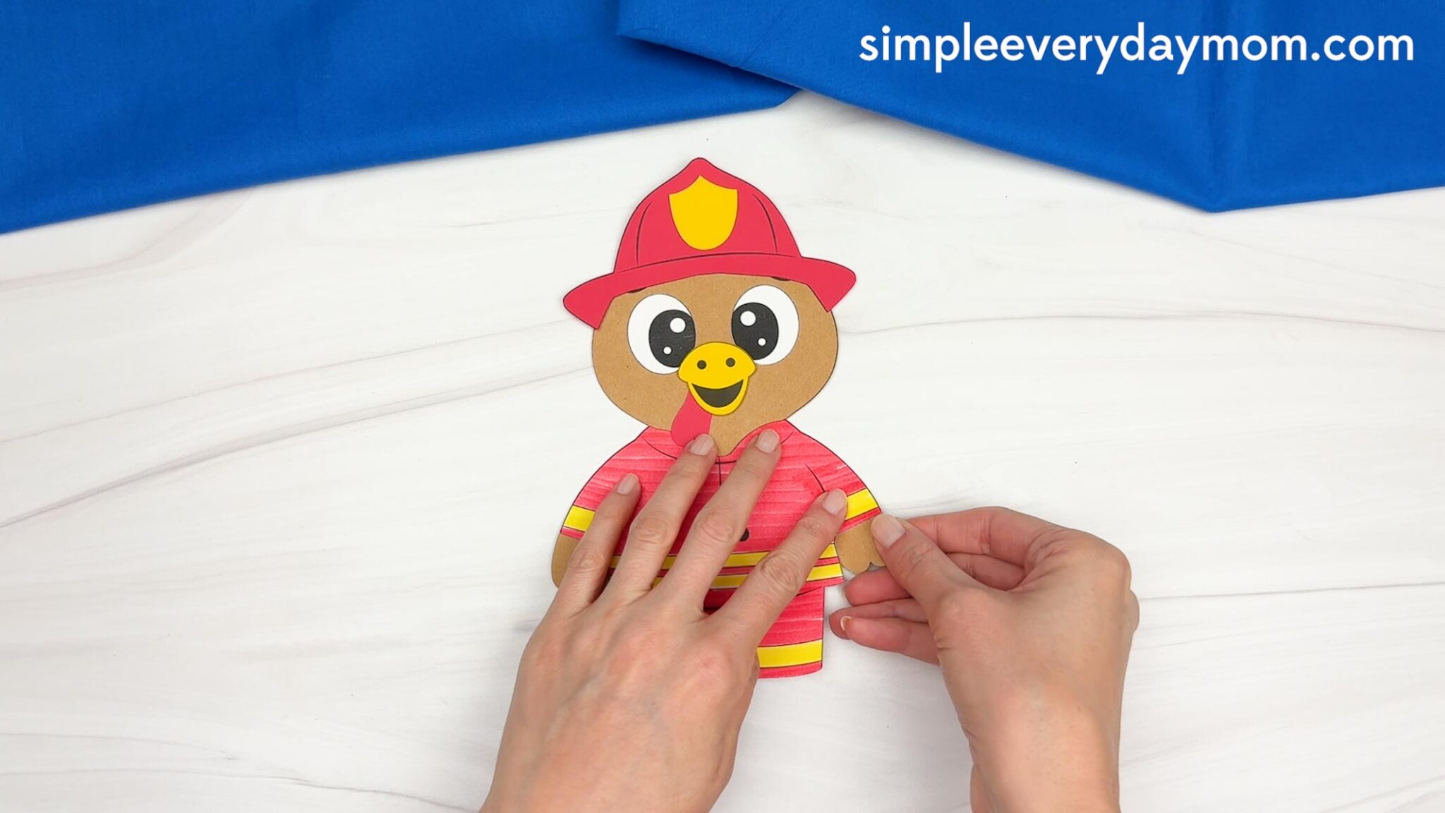 Fireman Turkey Disguise For Kids [Free Printable Template]