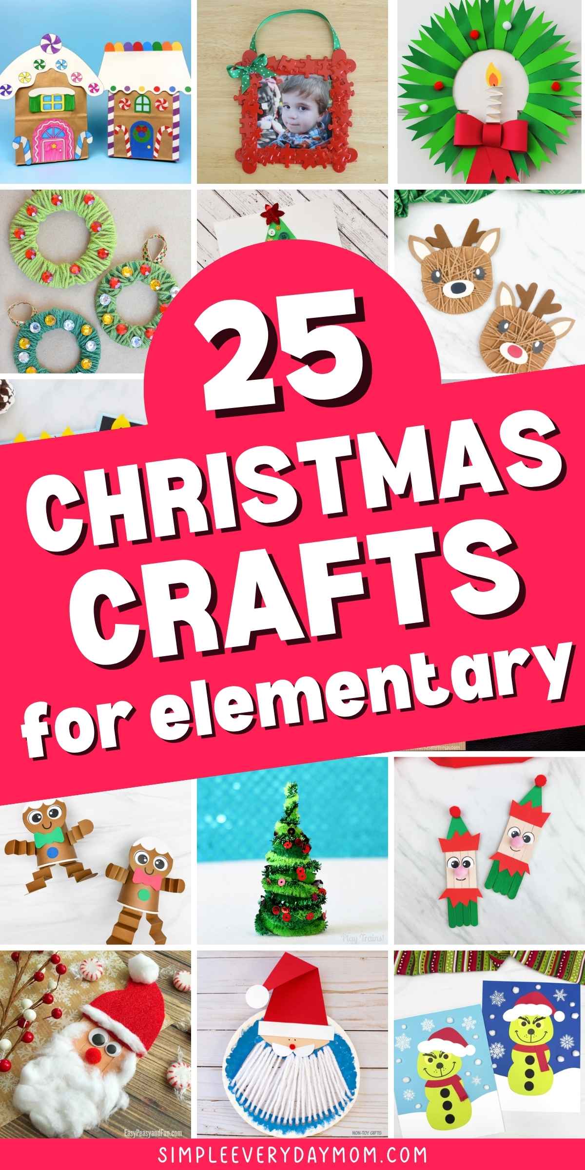 25 Fun Elementary Christmas Crafts Kids Will Love