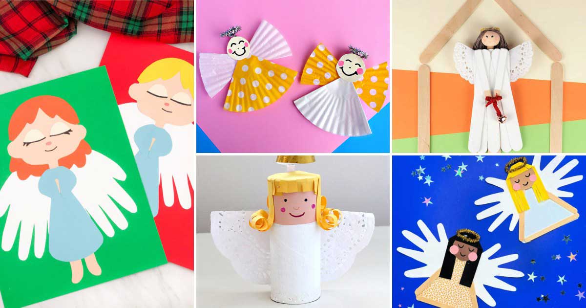 25 Angel Crafts for Kids to Make This Christmas Season